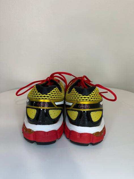 Asics Yellow/Red Runners – LeivItOrLoveIt