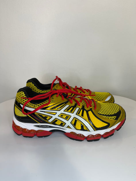 Asics Yellow/Red Runners – LeivItOrLoveIt